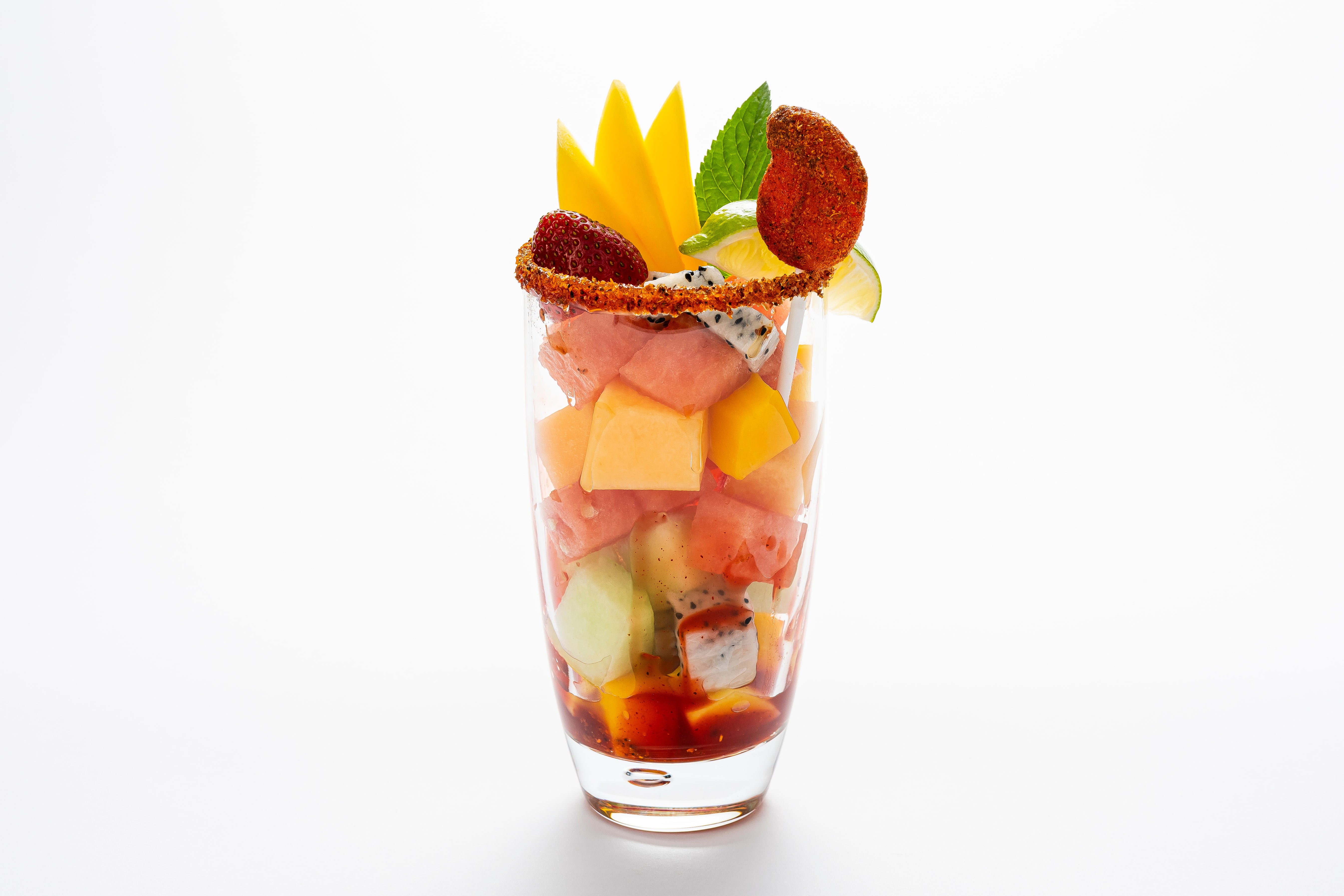 Mixed & Seasonal Fruta Picada (Chopped Seasonal Fruits + Chilli-Mango ...